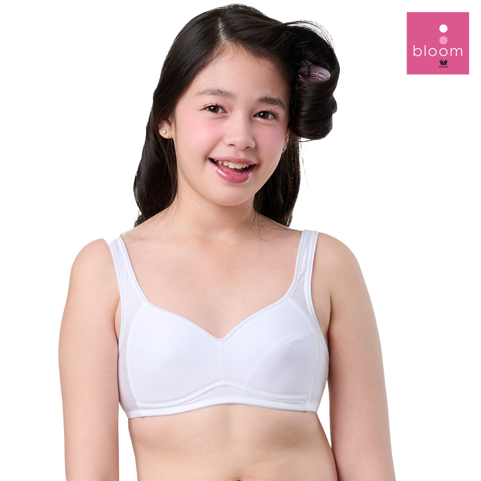 Wacoal Bloom Step 3 ชุดชั้นในสำหรับเด็ก ไม่มีโครง แบบสปอร์ต รุ่น WB1Y0
