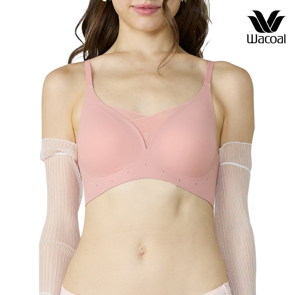 Wacoal Smart Size Go Girls Jelly Bra Charming Lace Set 2 ชิ้น บราไร้โค