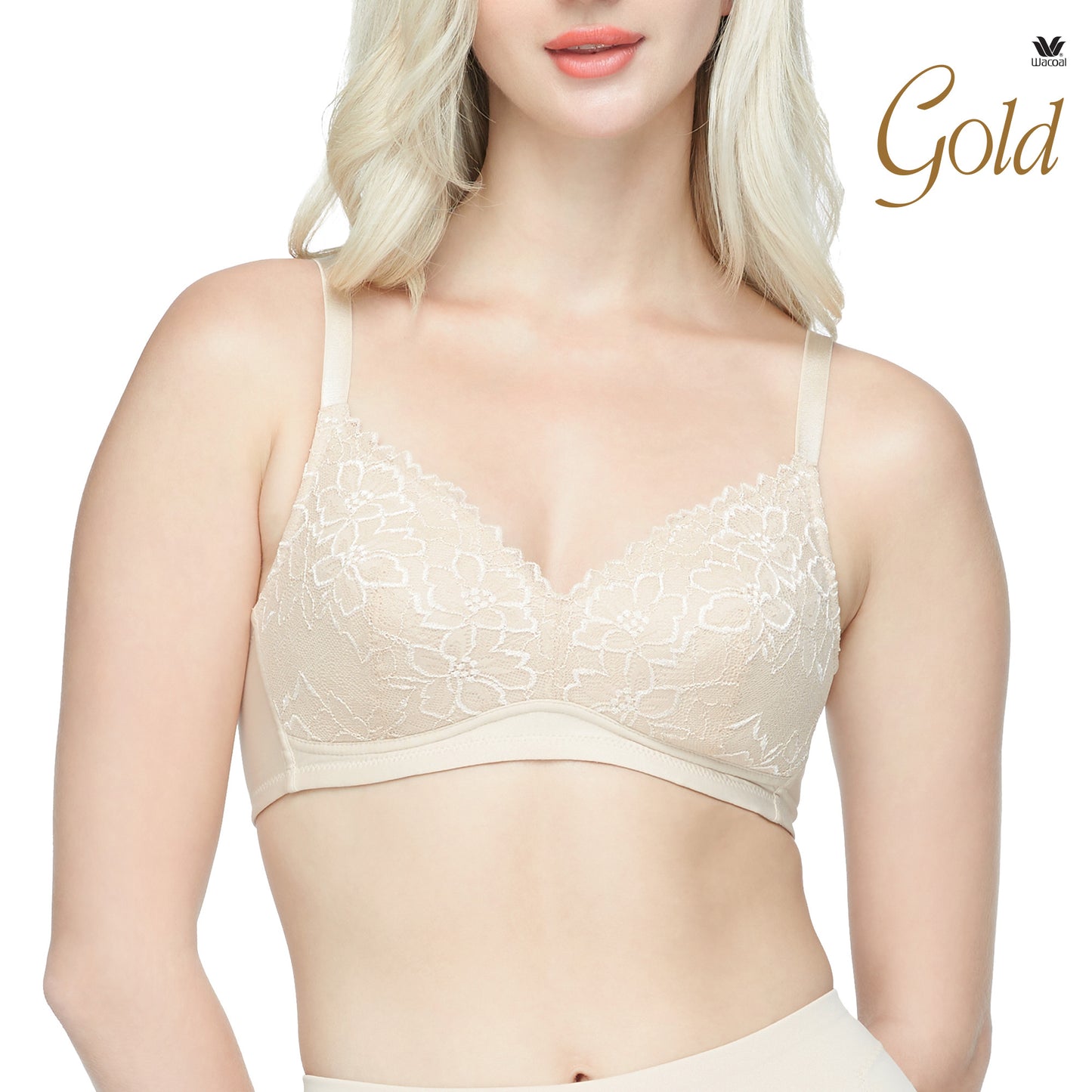 Wacoal Gold บราเพื่อสุขภาพแบบไร้โครง ไม่เสริมฟองน้ำ รุ่นWO1542 ( เข้าค – Thai Wacoal Public ...